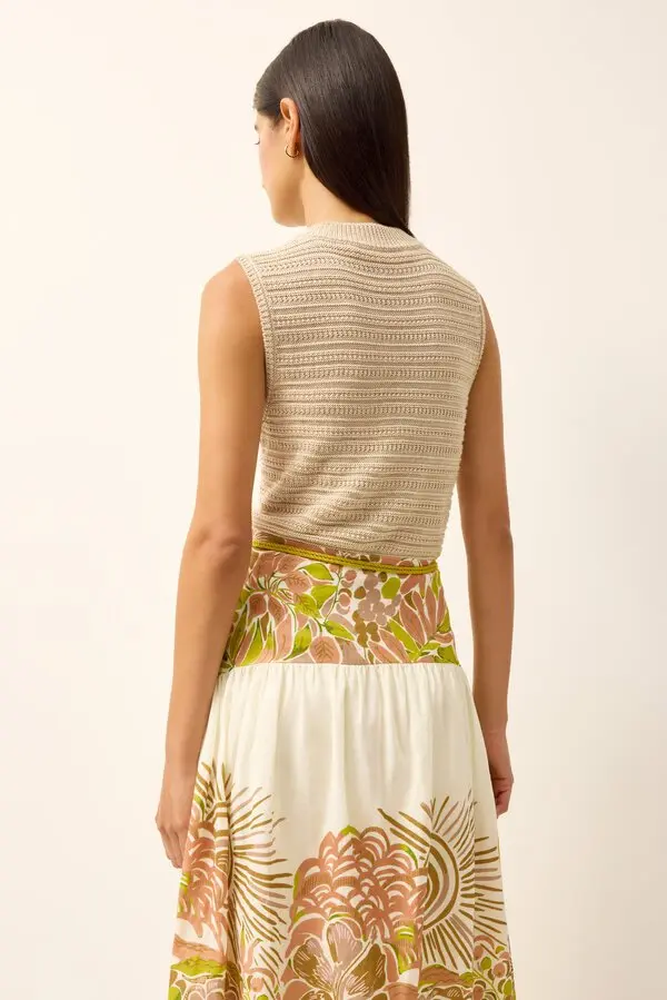 MARIE OLIVER Nev Top - Tan