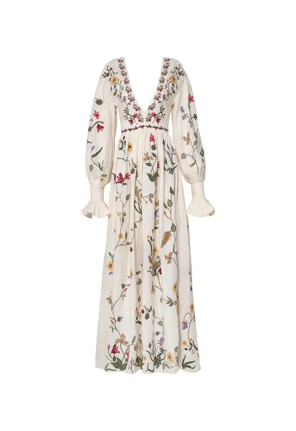 Alma Bosque Cultivo Maxi Dress In Multicolor - 50% Off | Editorialist