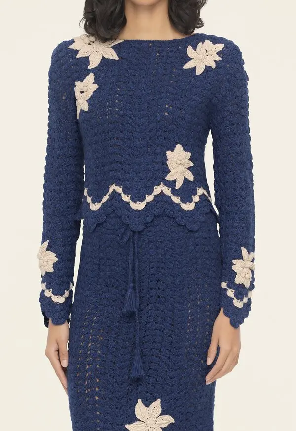 AGUA X ESCVDO Muhu Crochet Top