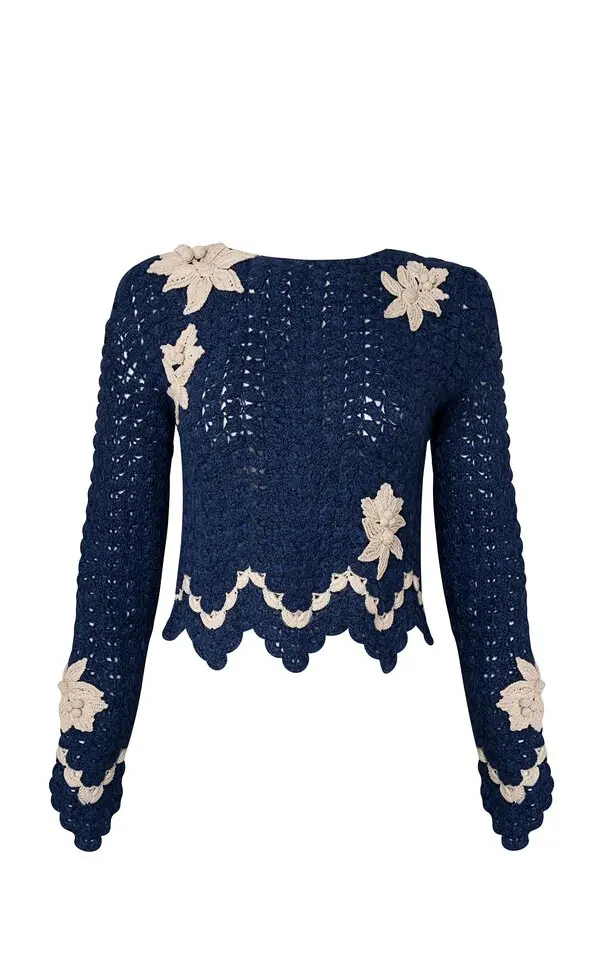 AGUA X ESCVDO Muhu Crochet Top