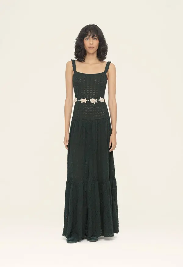 chinese dress ladies Romy Pleated Satin Gown main image 1