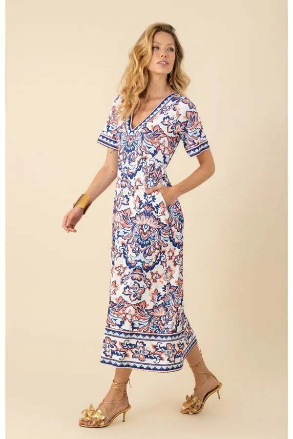 Hale Bob Bethany Jersey Maxi Dress
