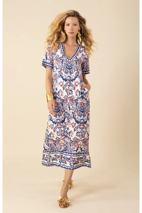 Hale Bob Bethany Jersey Maxi Dress