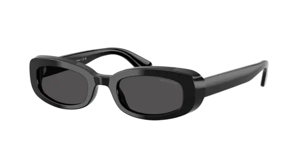 Michael Kors Tortoiseshell Oval Sunglasses - Black