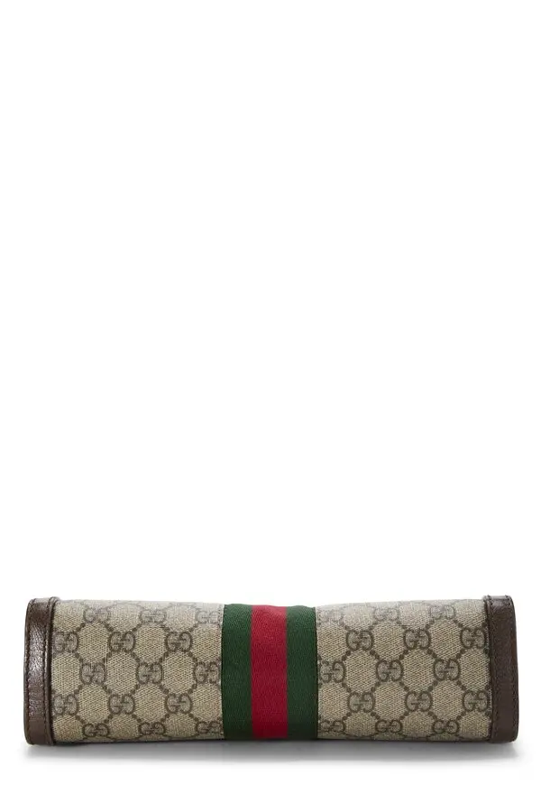 Gucci Gg Supreme Canvas Ophidia Shoulder Bag - Brown