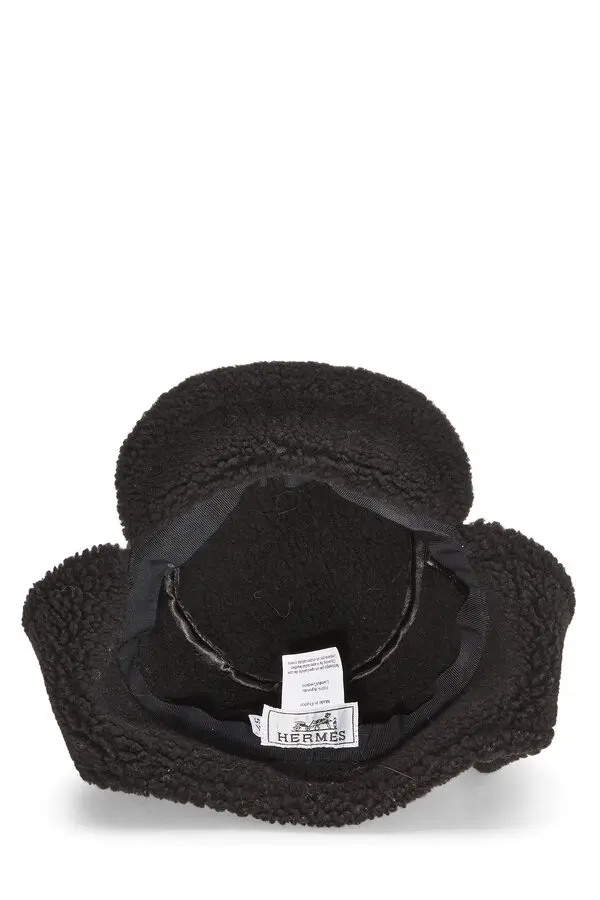 Hermès Agneau Trapper Hat - Navy