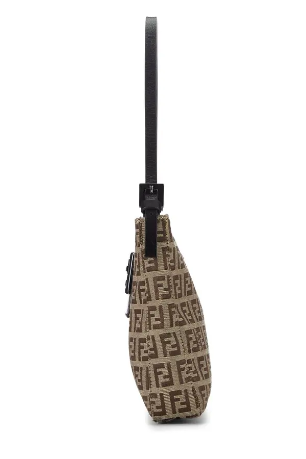 Fendi Zucchino Canvas Shoulder Bag