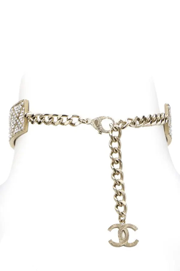Chanel Faux Pearl Choker - Gold