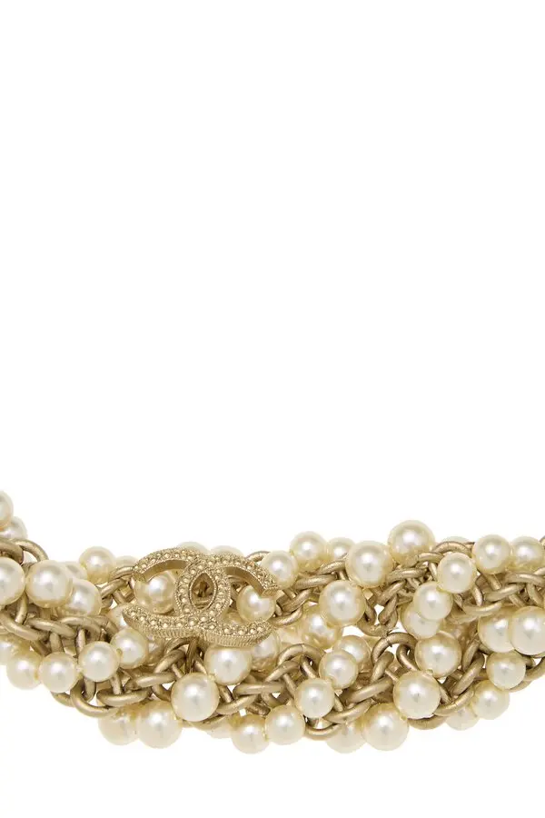 Chanel Faux Pearl Choker