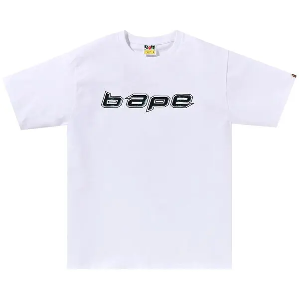 A BATHING APE Silicon Logo Tee - White