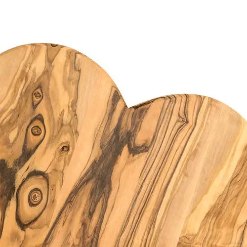 BERARD Olivewood Cutting Board, Heart Shape