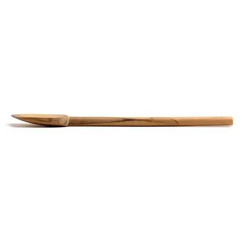 BERARD Handcrafted Olive Wood 12 Inch Pointed Spoon