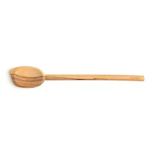 BERARD Handcrafted Olive Wood 12 Inch Pointed Spoon