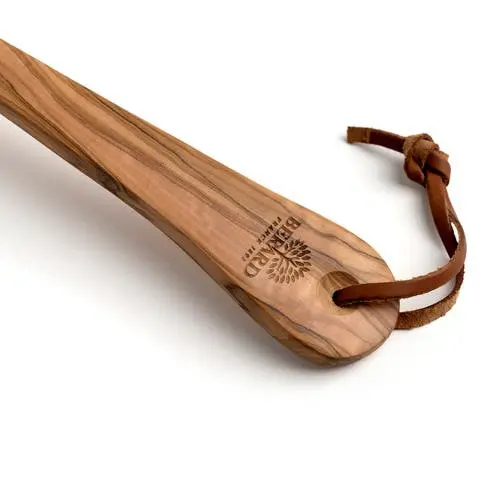 BERARD Handcrafted Olive Wood 14-inch Ladle