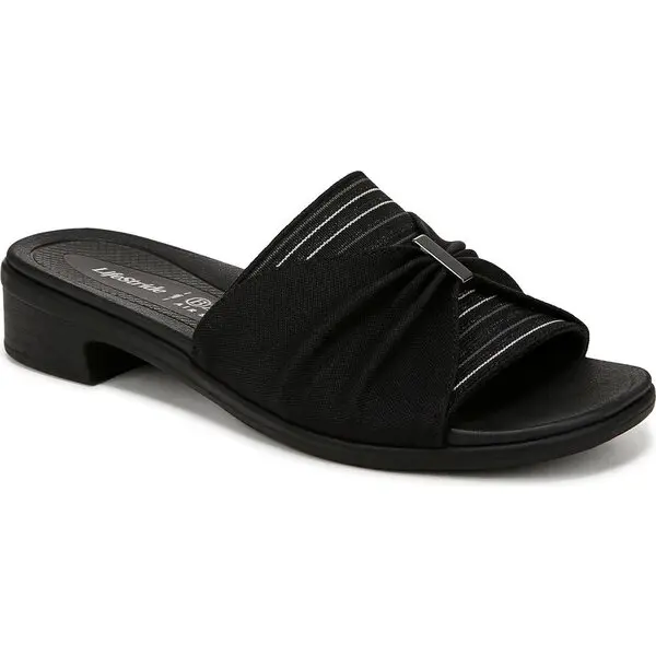 LIFESTRIDE Bzees Paradise Slide Sandal - Blk