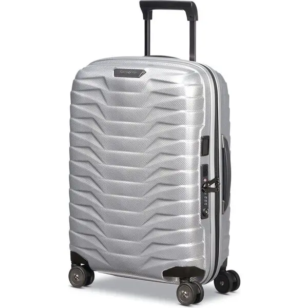 SAMSONITE Proxis 22" Global Hardside Carry-on Spinner Luggage - Silver