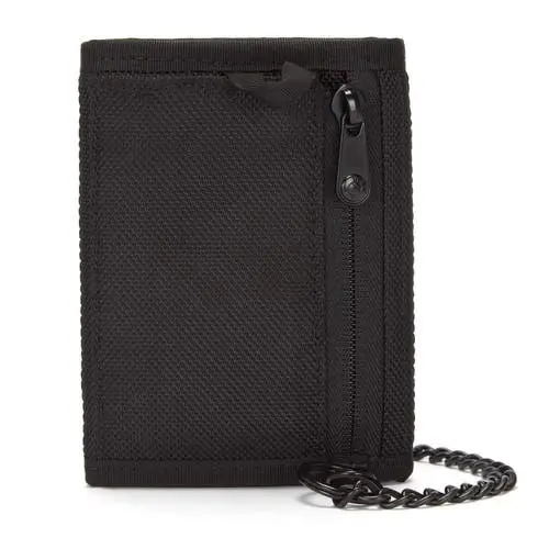 PACSAFE Rfidsafe Z50 Trifold Wallet With Metal Chain