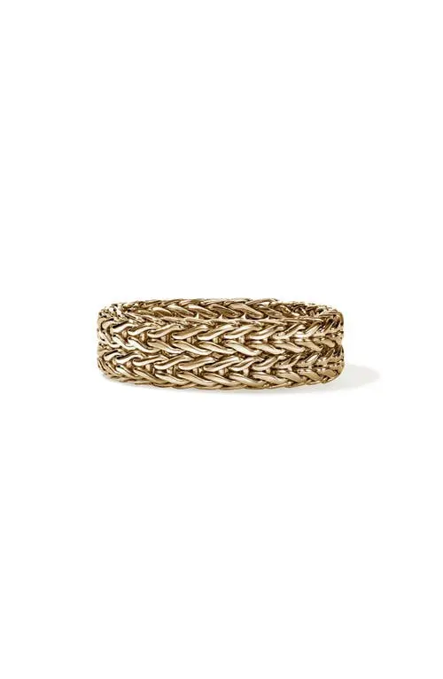 John Hardy Rata 14k Chain Band - Gold
