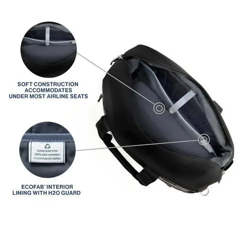 TRAVELPRO Platinum Elite Soft Underseat Tote Bag - Black