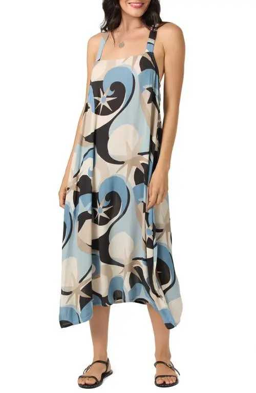 O'Neill Miranda Floral Cover-up Dress - Provincial Blue
