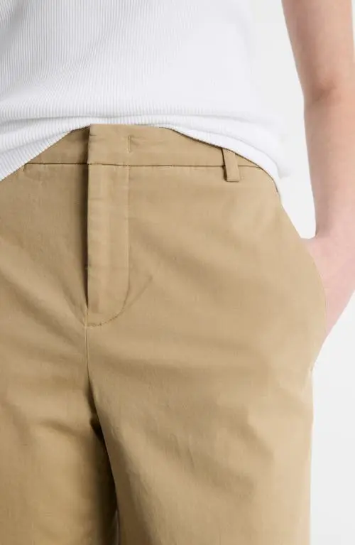 Vince Avery Mid-rise Chino Shorts - Desert