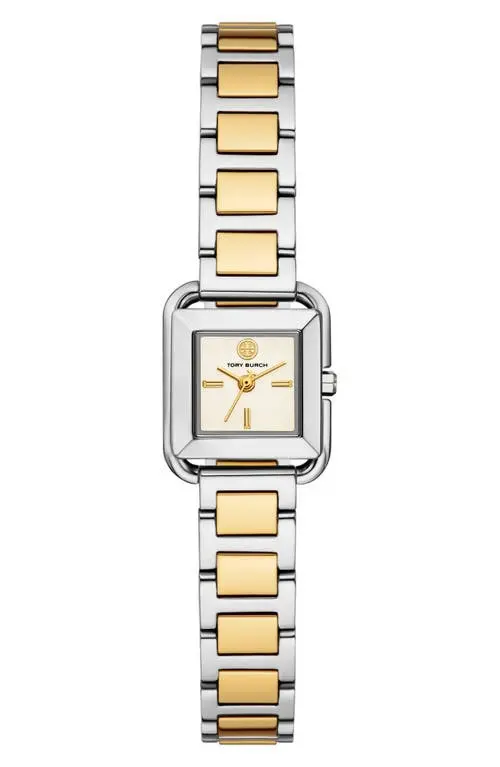 Tory Burch Square Bracelet Watch - Two Tone