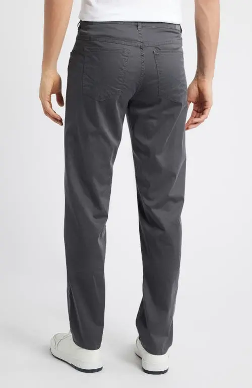 BRAX Cooper Microprint Ultralight Straight Leg Pants - Dark Grey