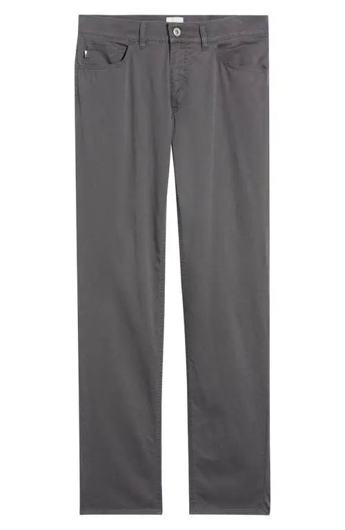 BRAX Cooper Microprint Ultralight Straight Leg Pants - Dark Grey
