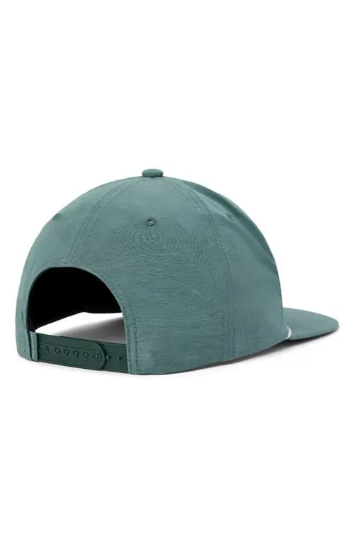Travis Mathew Patron Badge Baseball Cap - Silver Pine