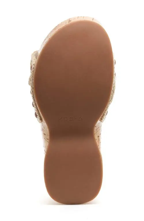 KELSI DAGGER BROOKLYN Paulie Platform Slide Sandal - Shell