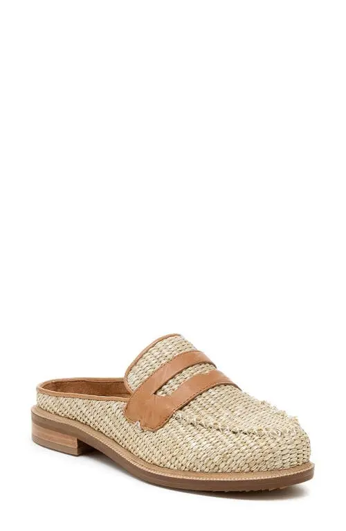 KELSI DAGGER BROOKLYN Lock Raffia Mule - Natural