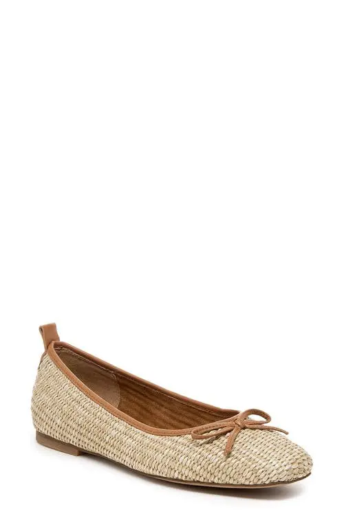 KELSI DAGGER BROOKLYN Frankie Raffia Ballet Flat