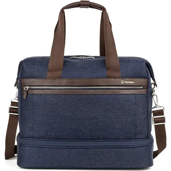TRAVELPRO Platinum Elite Drop-bottom Weekender Bag - True Navy Blue