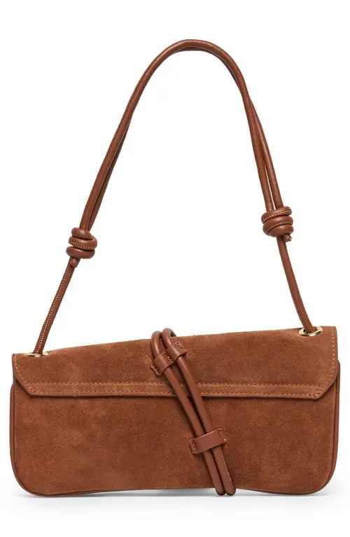 Dolce Vita Alice Suede Shoulder Bag - Saddle