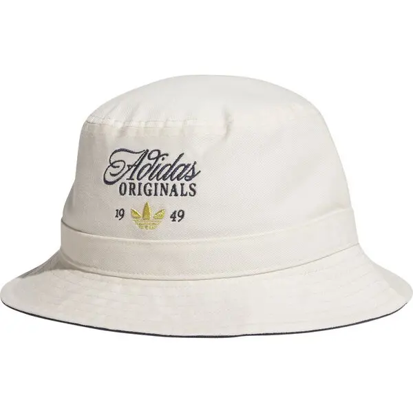 Adidas Cotton Bucket Hat - White