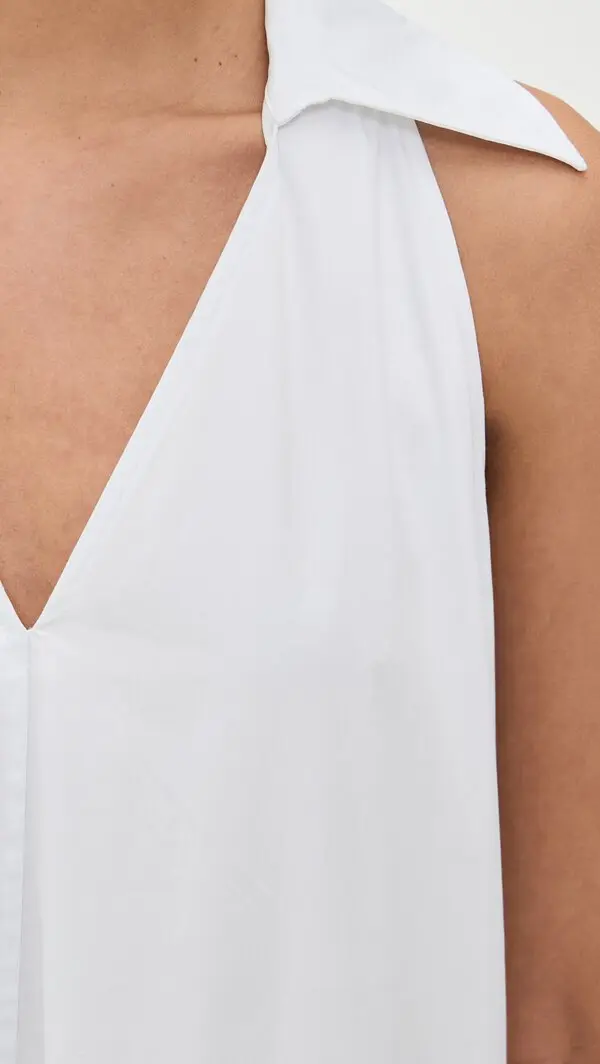 SIMONMILLER Nava Poplin Midi Dress - Macadamia
