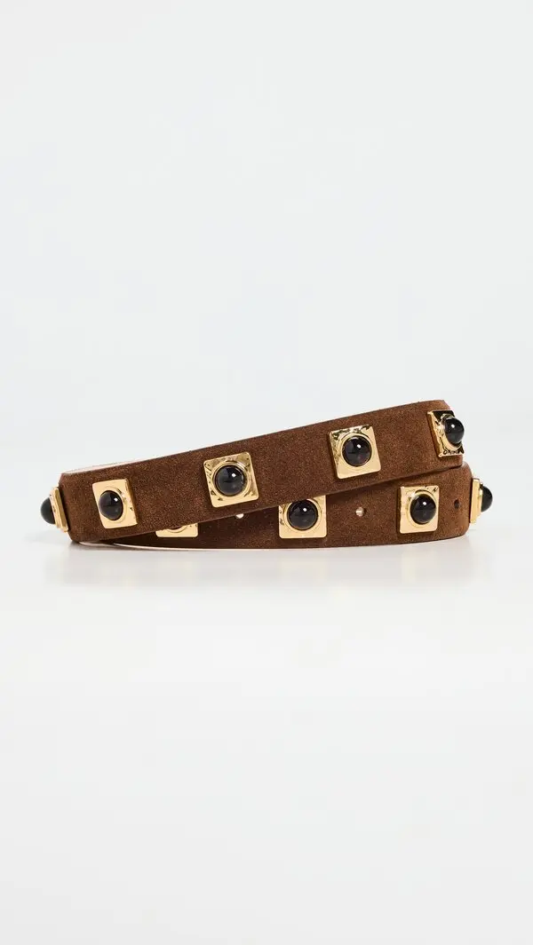 AUREUM No. 2 Suede Studded Belt
