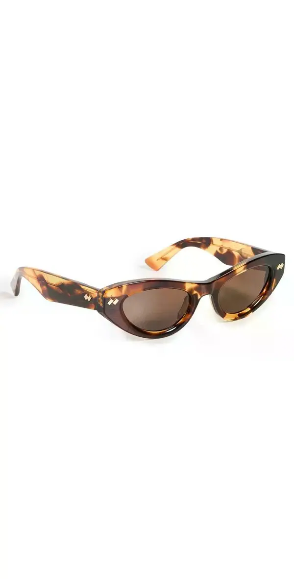 Bottega Veneta Bv1350s Sunglasses - Havana-havana-brown