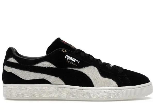 PUMA Suede Camowave Scarface Sneakers - Black/warm White/gold