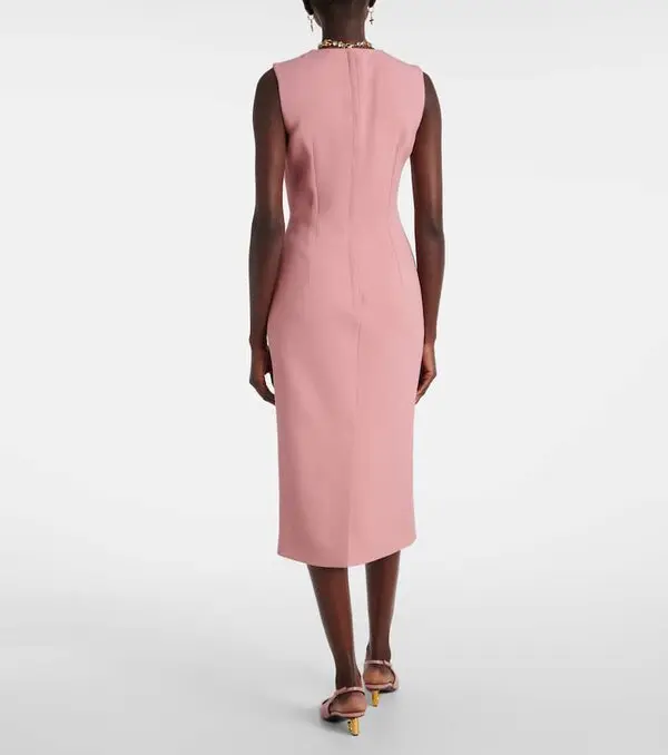 Dolce & Gabbana Virgin Wool Midi Dress