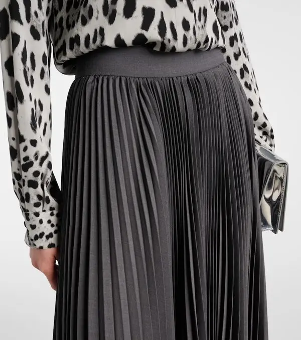 Dolce & Gabbana Pleated Midi Skirt