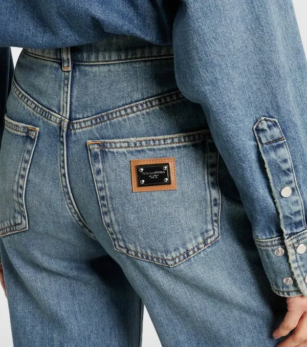 Dolce & Gabbana High-rise Wide-leg Jeans
