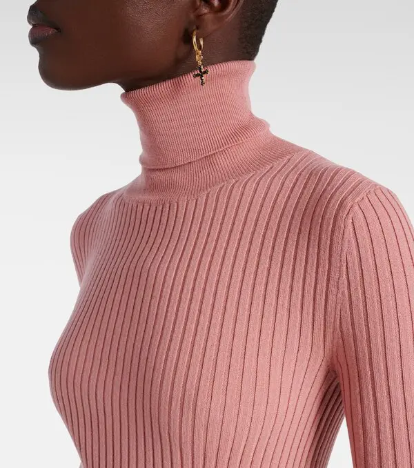 Dolce & Gabbana Ribbed-knit Wool-blend Sweater