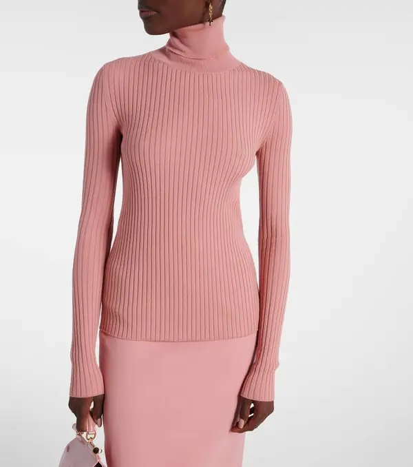Dolce & Gabbana Ribbed-knit Wool-blend Sweater