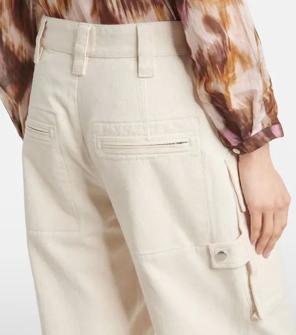 MARANT ETOILE Jannick Low-rise Cargo Pants
