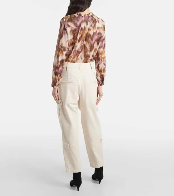 MARANT ETOILE Jannick Low-rise Cargo Pants