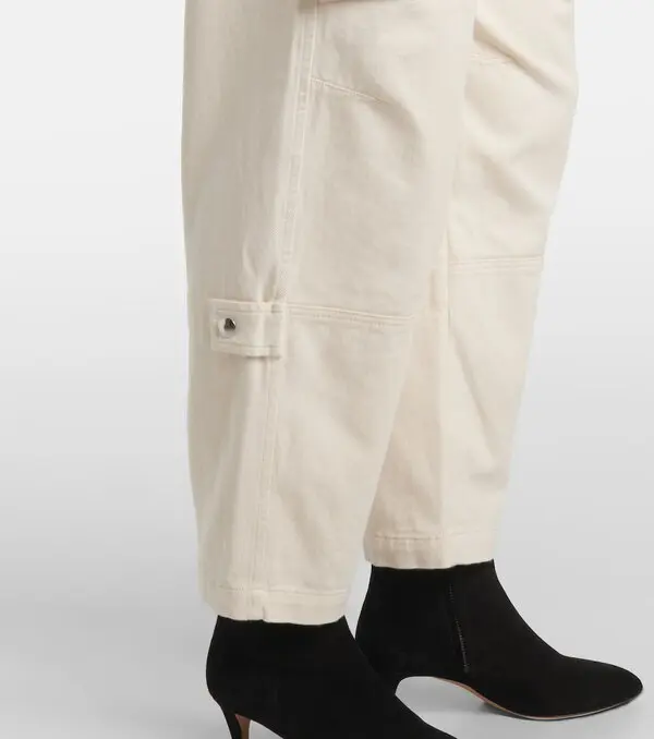 MARANT ETOILE Jannick Low-rise Cargo Pants