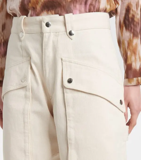 MARANT ETOILE Jannick Low-rise Cargo Pants