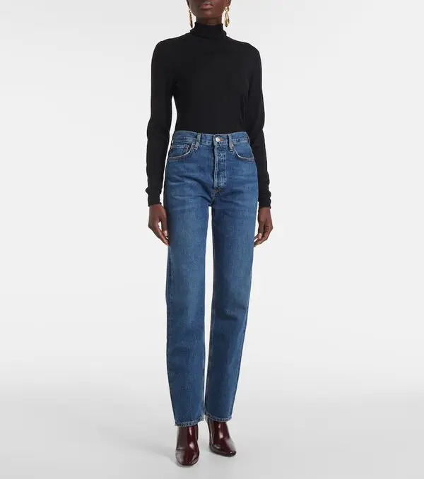 AGOLDE 90's Pinch Waist Long Straight Jeans