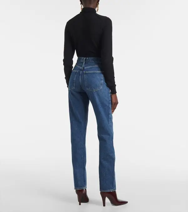AGOLDE 90's Pinch Waist Long Straight Jeans